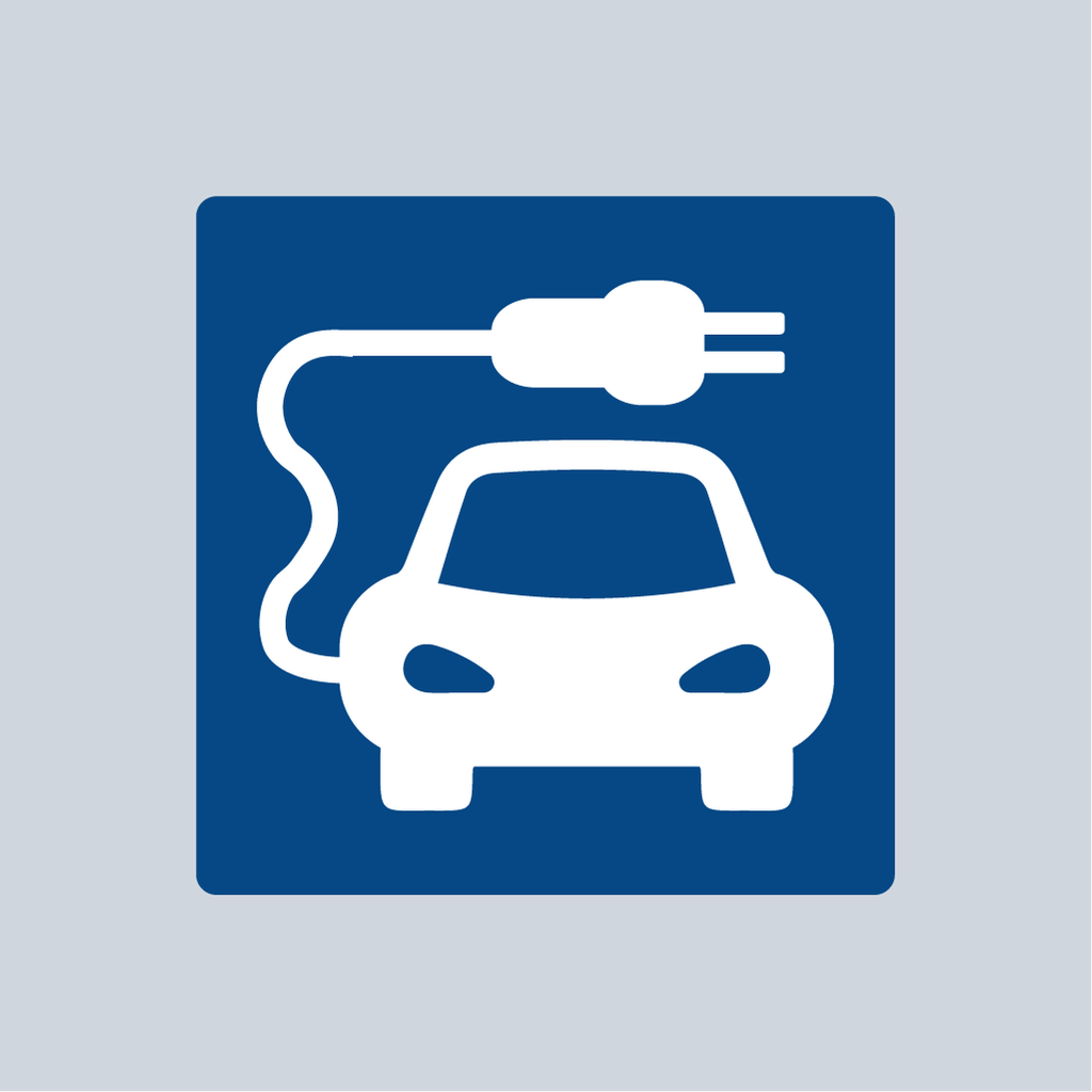 Electric Car Charging Symbol 7 | Thermmark Road Markings